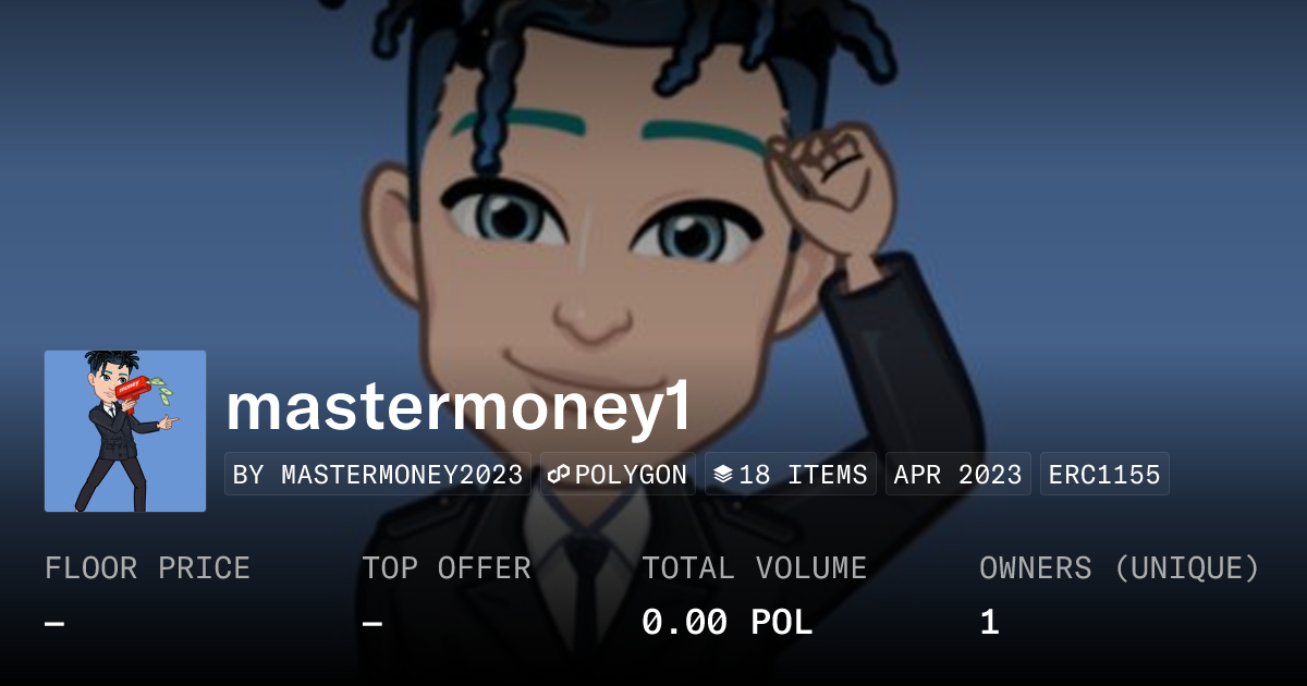 mastermoney1 - Collection | OpenSea