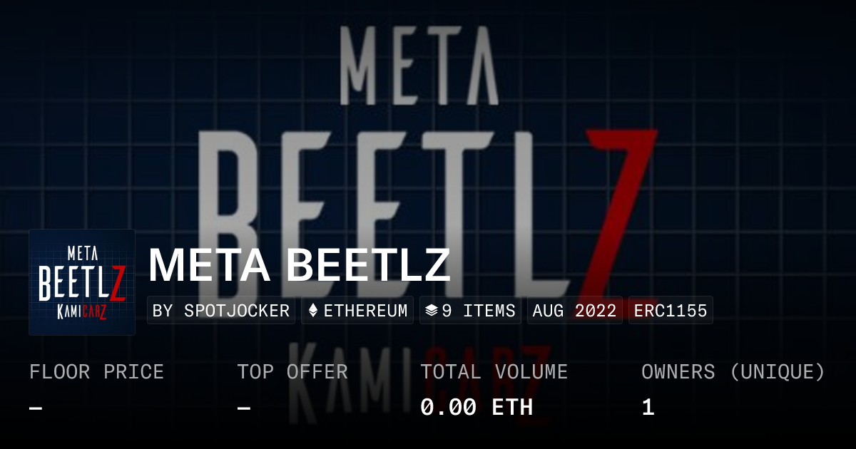 META BEETLZ - Collection | OpenSea