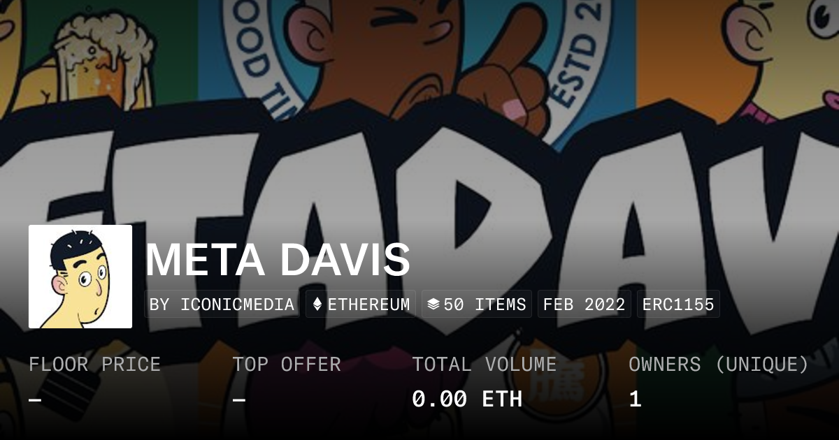 META DAVIS - Collection | OpenSea
