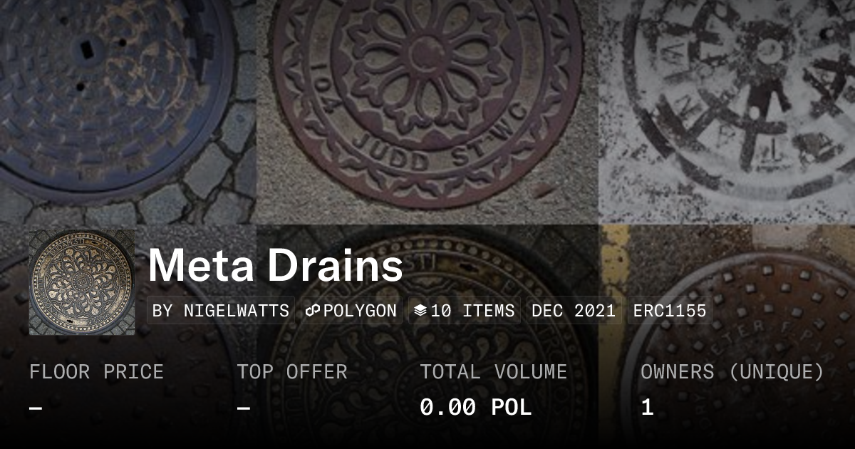 Meta Drains - Collection | OpenSea