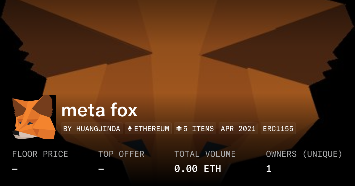 meta fox - Collection | OpenSea