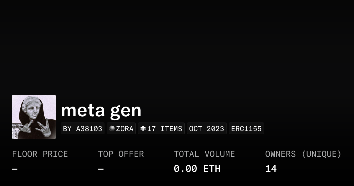 meta gen - Collection | OpenSea
