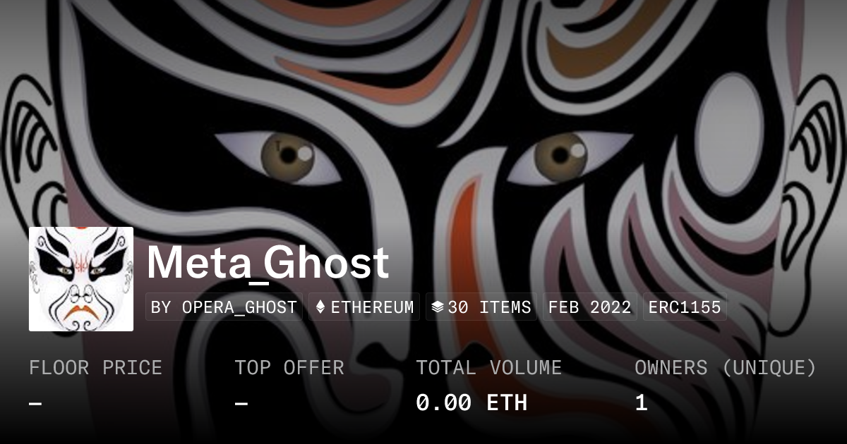 Meta_Ghost - Collection | OpenSea