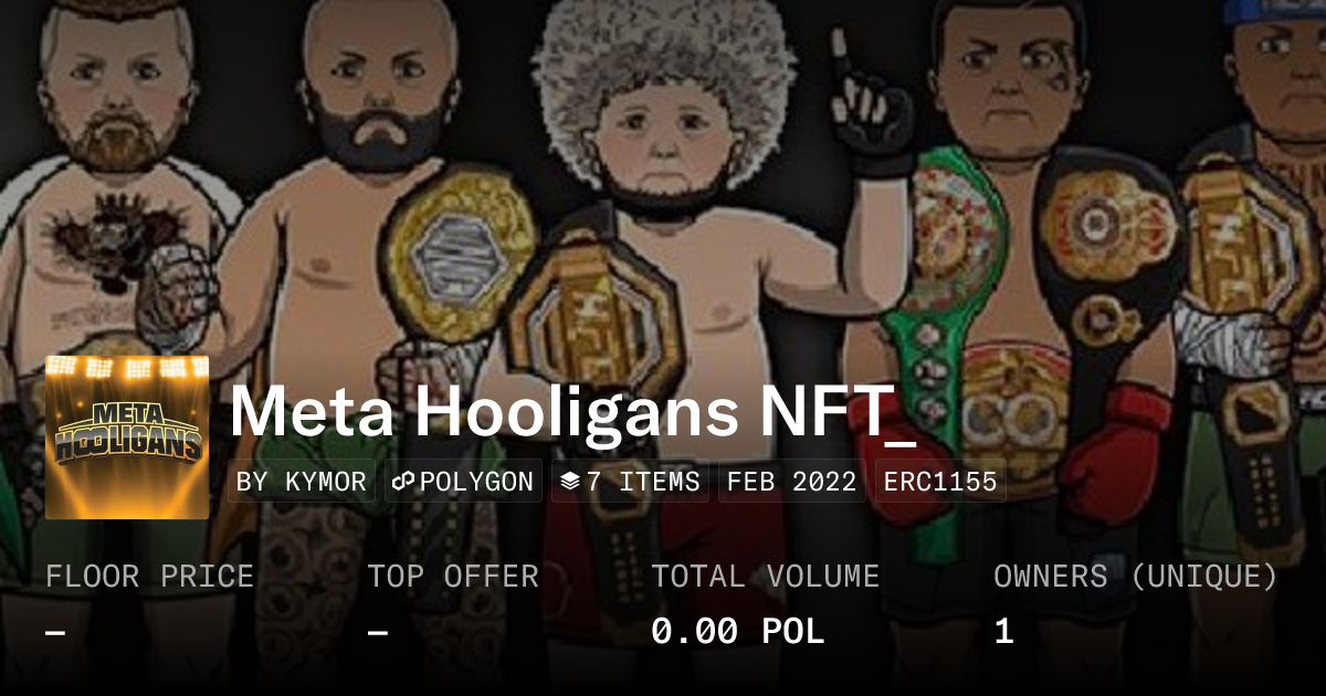 Meta Hooligans NFT_ - Collection | OpenSea