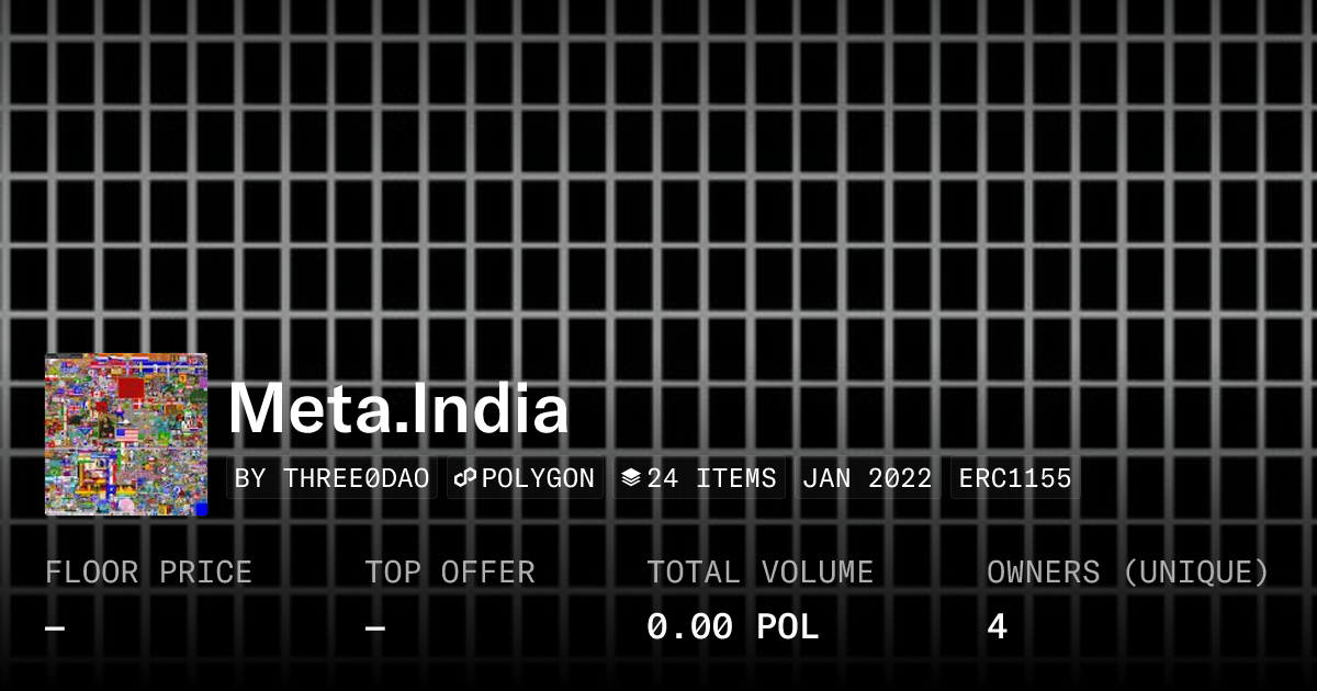 Meta.India - Collection | OpenSea