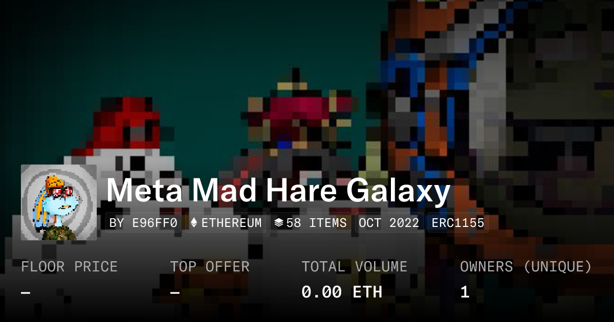 Meta Mad Hare Galaxy - Collection | OpenSea
