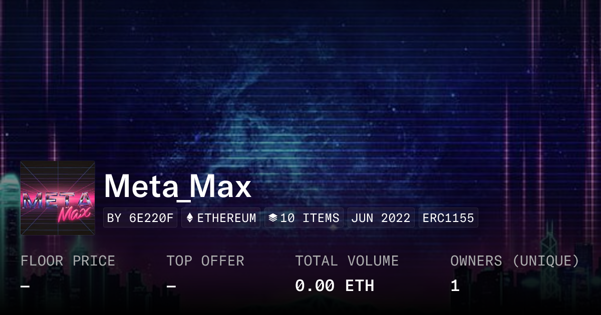 Meta_Max - Collection | OpenSea