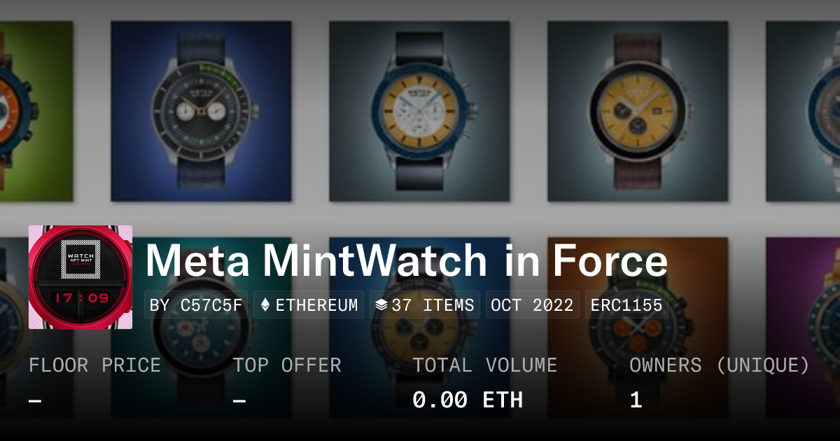 Meta MintWatch in Force - Collection | OpenSea