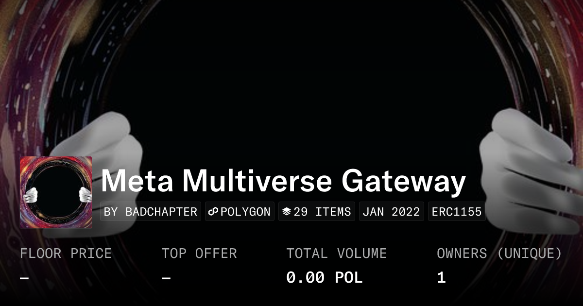 Meta Multiverse Gateway - Collection | OpenSea