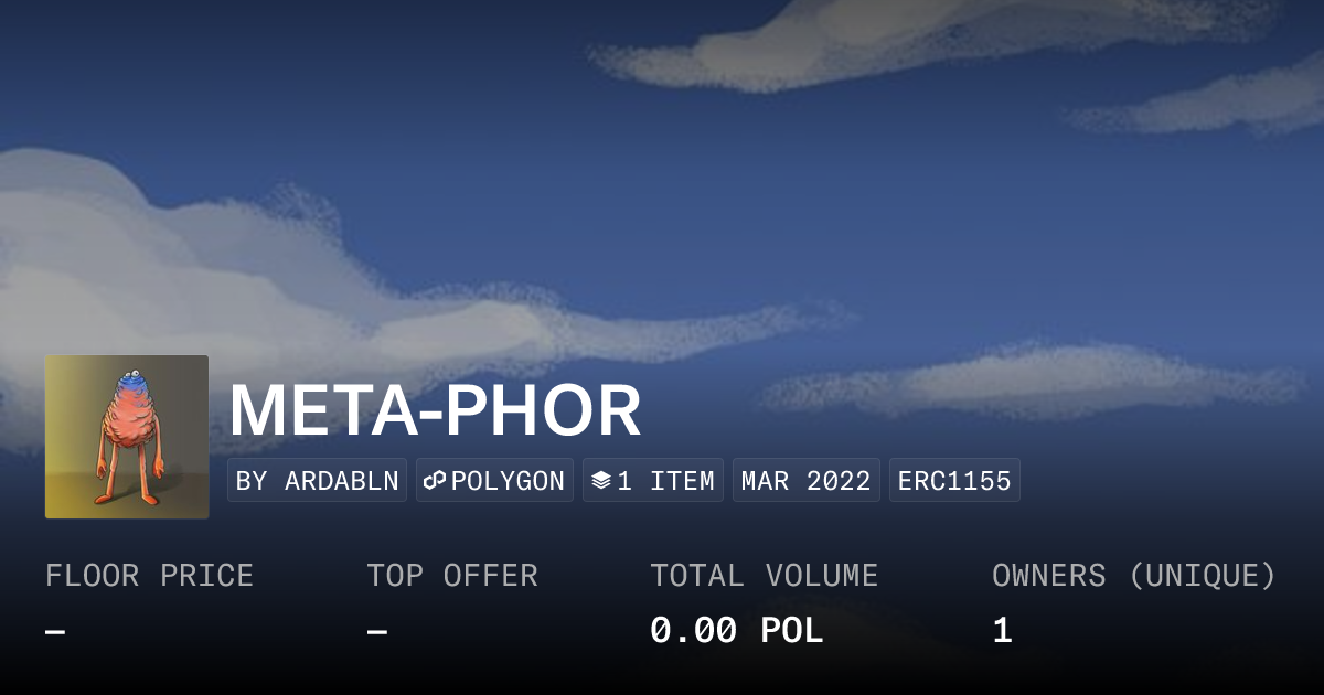 META-PHOR - Collection | OpenSea
