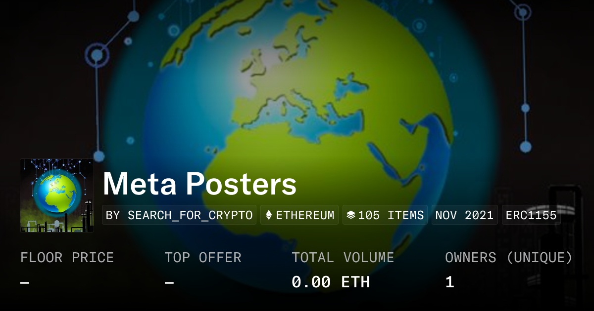 Meta Posters - Collection | OpenSea