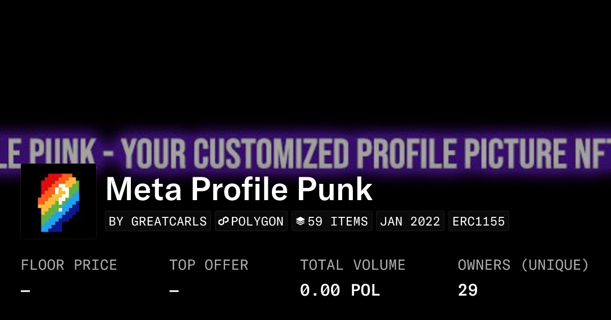 Meta Profile Punk - Collection | OpenSea