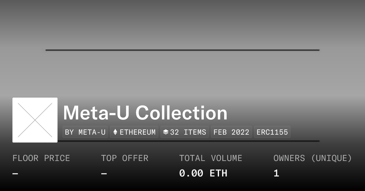Meta-U Collection - Collection | OpenSea