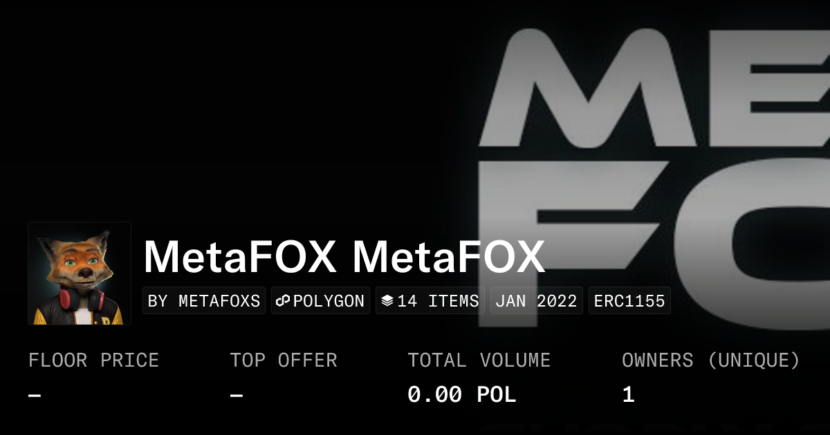 MetaFOX MetaFOX - Collection | OpenSea