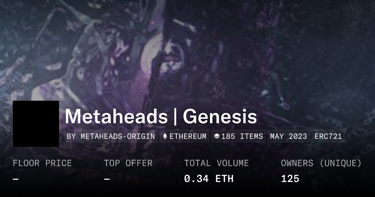 Metaheads | Genesis - Collection | OpenSea