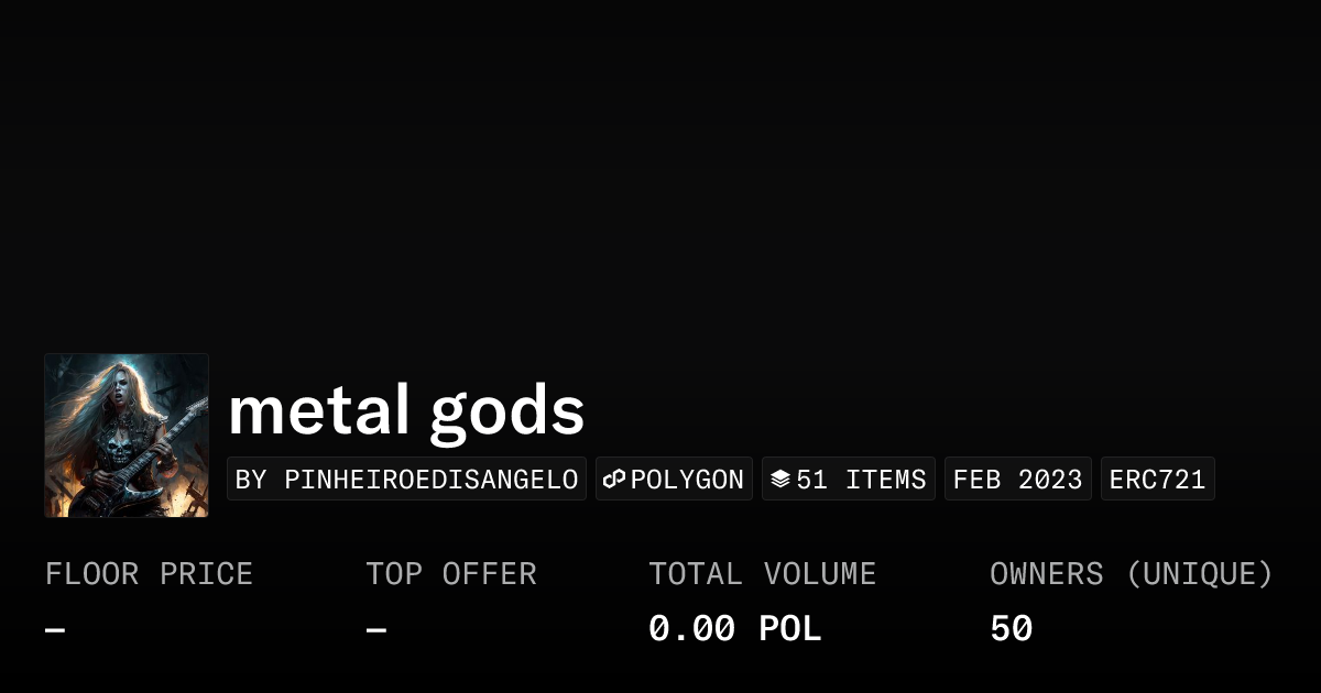 metal gods - Collection | OpenSea