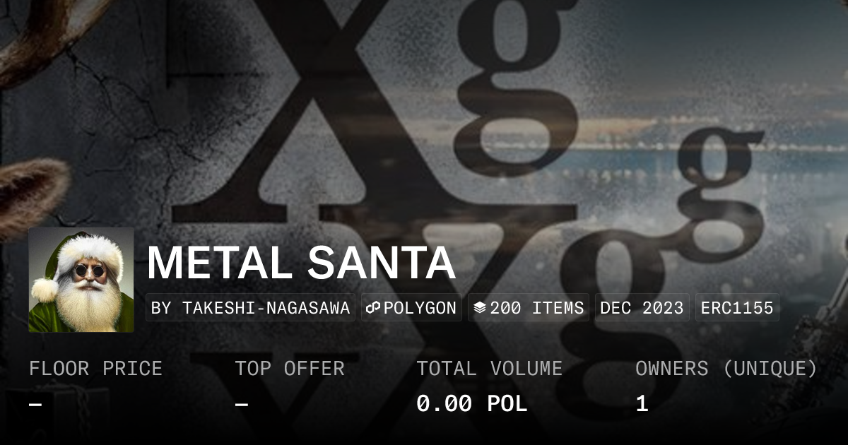 METAL SANTA - Collection | OpenSea