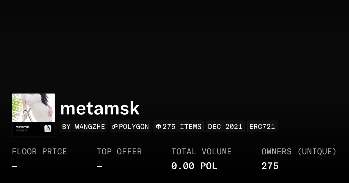 metamsk - Collection | OpenSea