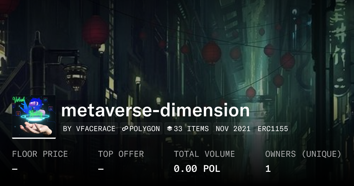 metaverse-dimension - Collection | OpenSea