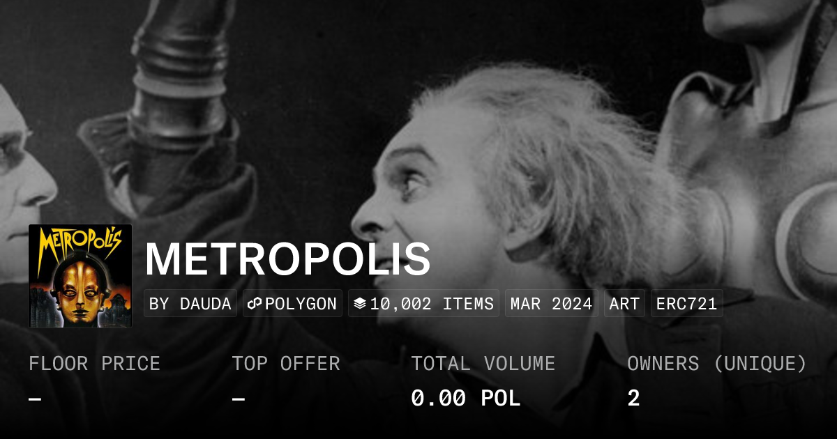 METROPOLIS - Collection | OpenSea