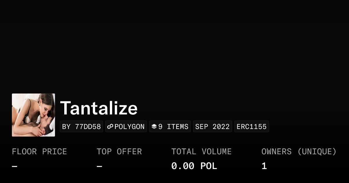 Tantalize - Collection | OpenSea