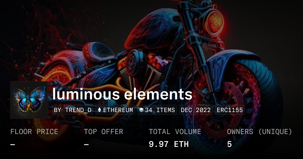 luminous elements - Collection | OpenSea