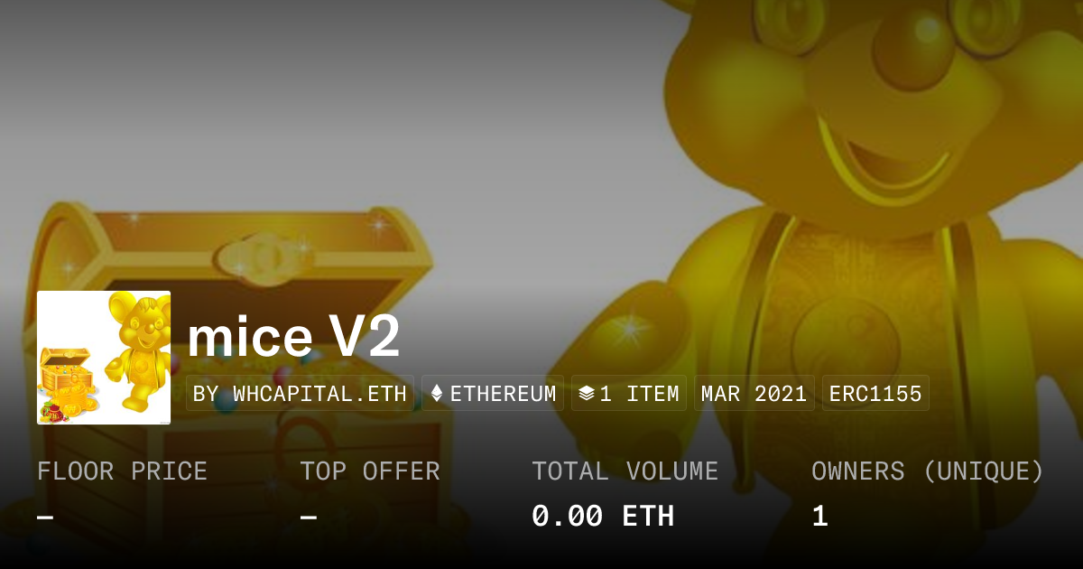 mice V2 - Collection | OpenSea