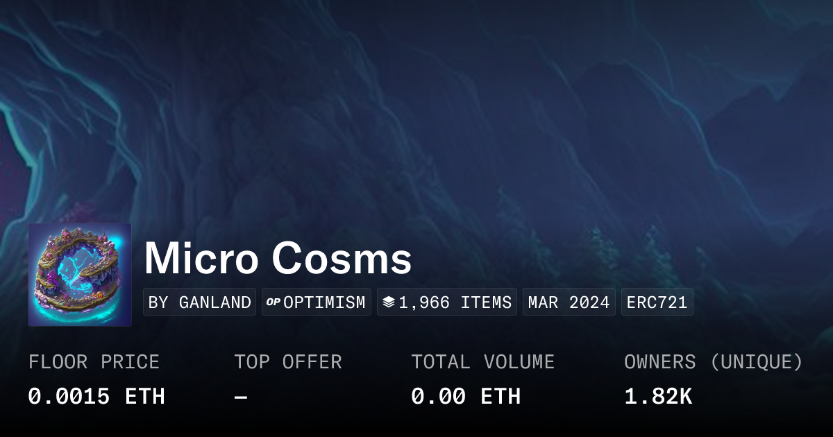 Micro Cosms - Collection | OpenSea