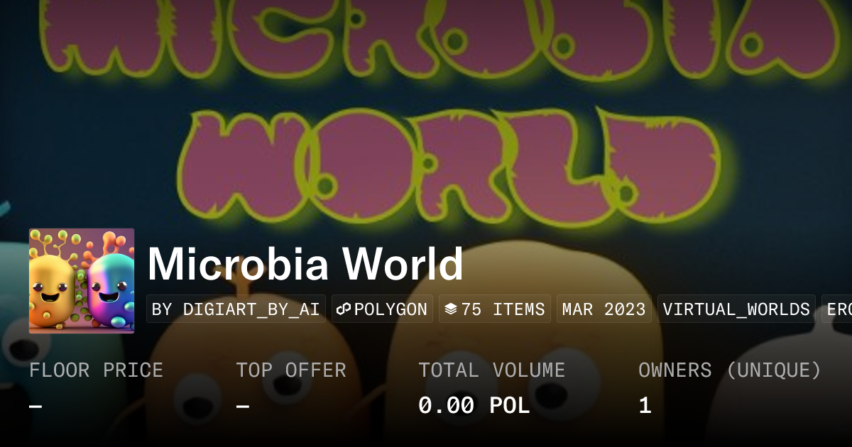 Microbia World - Collection | OpenSea