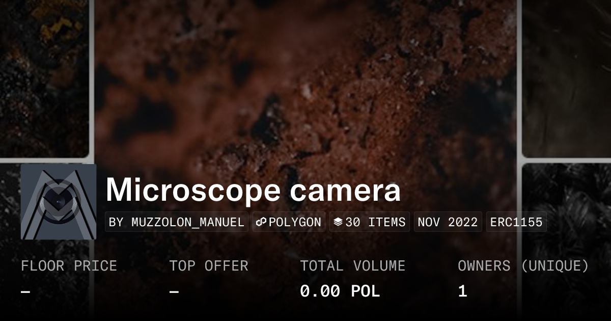 Microscope camera - Collection | OpenSea