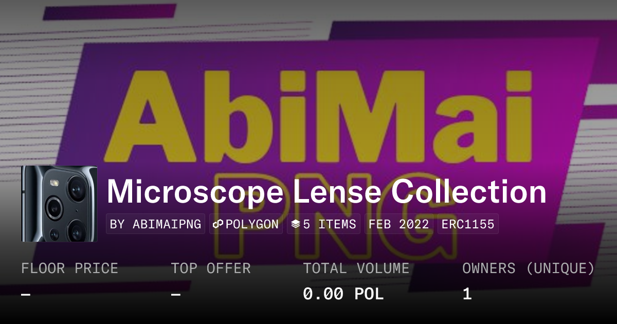 Microscope Lense Collection - Collection | OpenSea