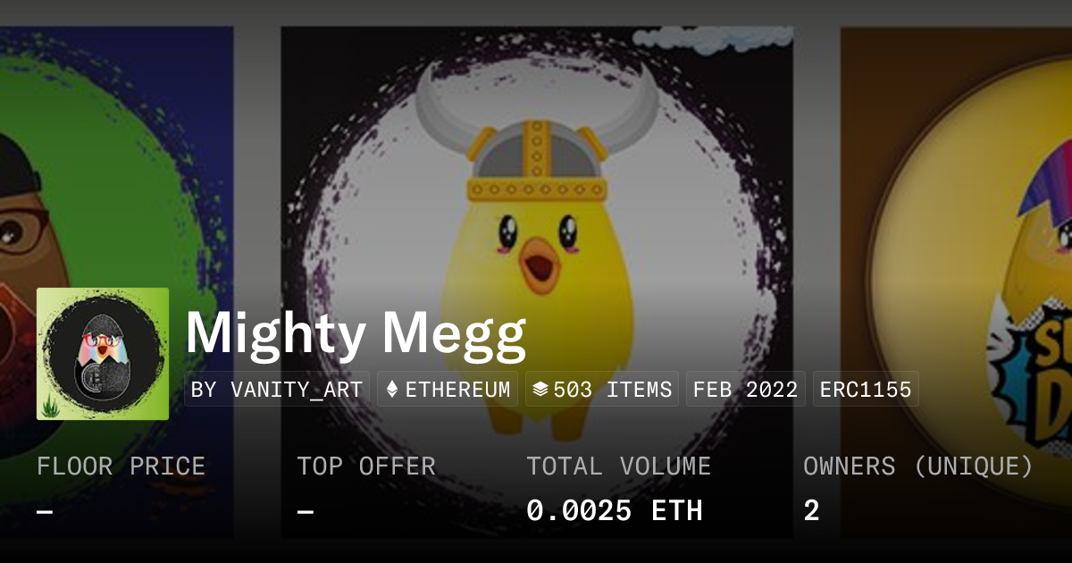 Mighty Megg - Collection | OpenSea