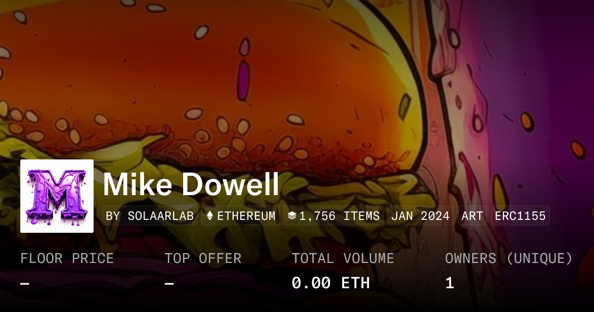 Mike Dowell - Collection | OpenSea