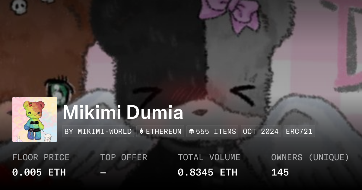 Mikimi Dumia - Collection | OpenSea