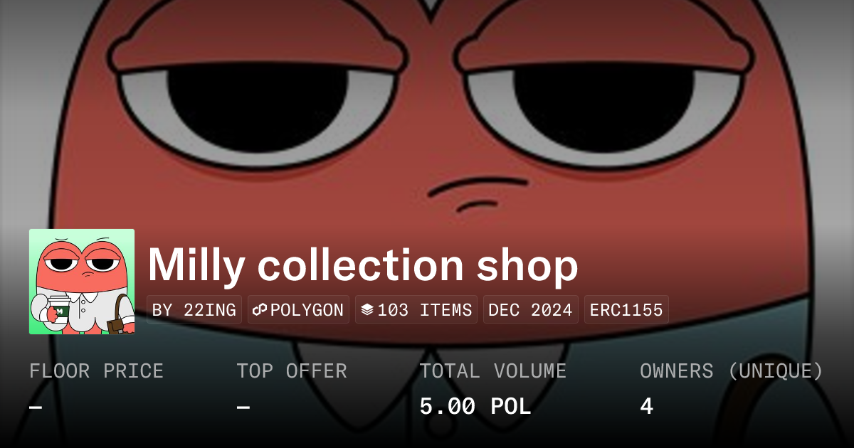 Milly collection shop - Collection | OpenSea