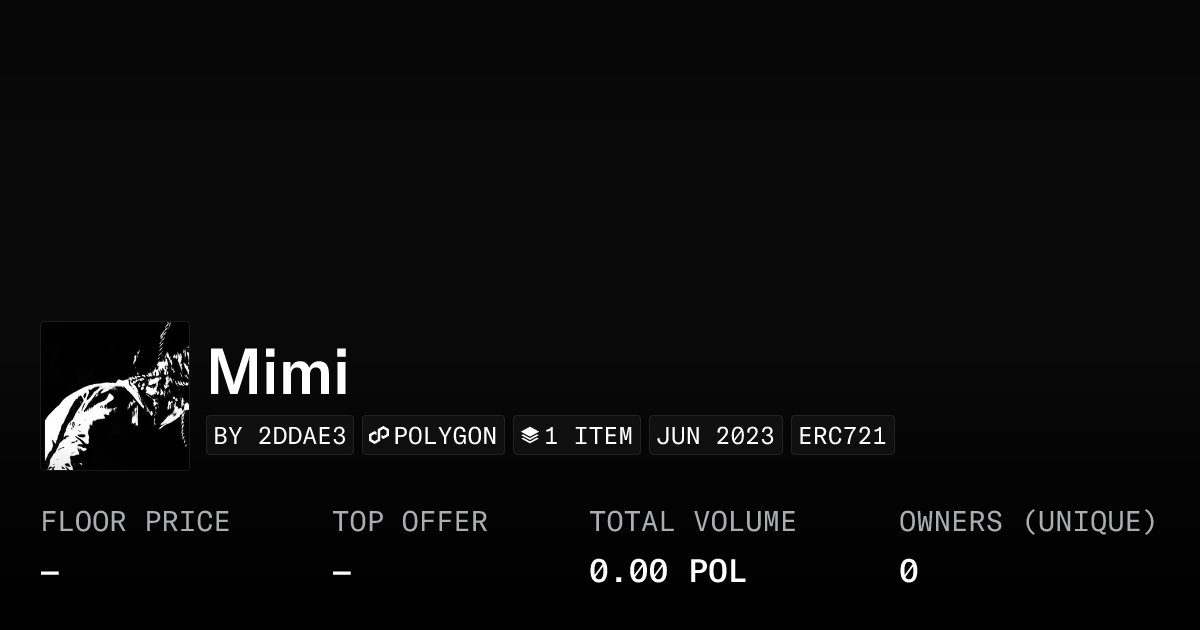 Mimi - Collection | OpenSea