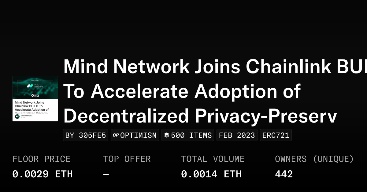 Mind Network Joins Chainlink BUILD To Accelerate Adoption of Decentralized Privacy-Preserv ...