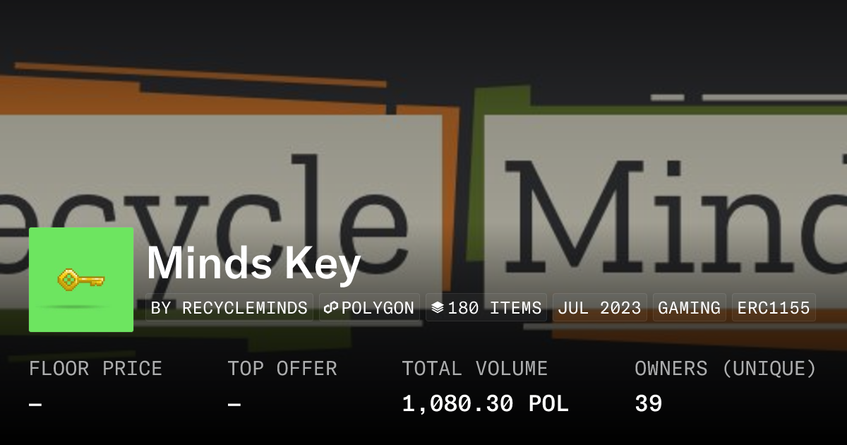 Minds Key - Collection | OpenSea