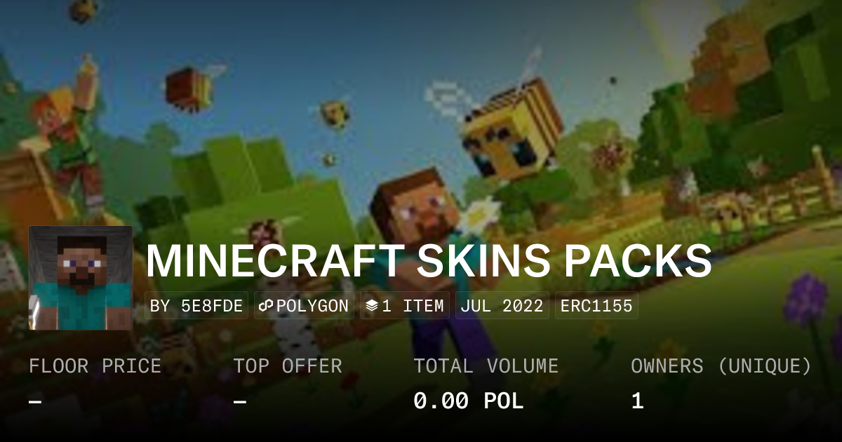 MINECRAFT SKINS PACKS - Collection | OpenSea