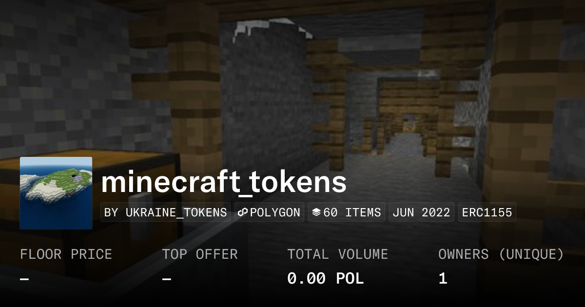 minecraft_tokens - Collection | OpenSea