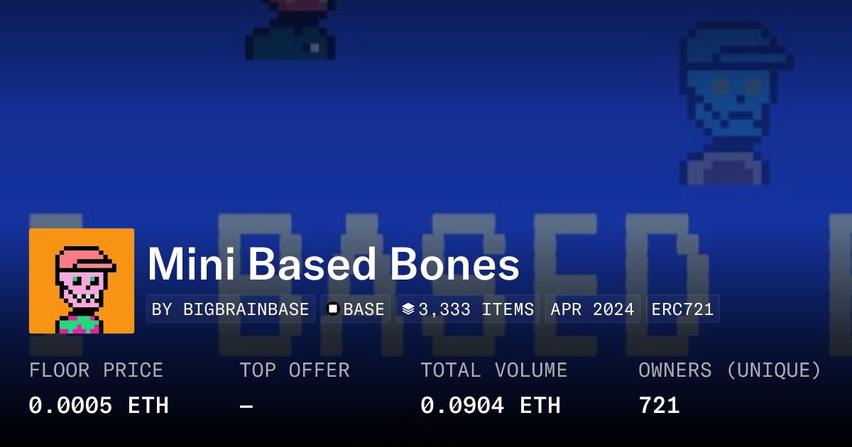 Mini Based Bones - Collection | OpenSea