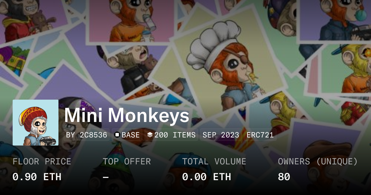 Mini Monkeys - Collection | OpenSea