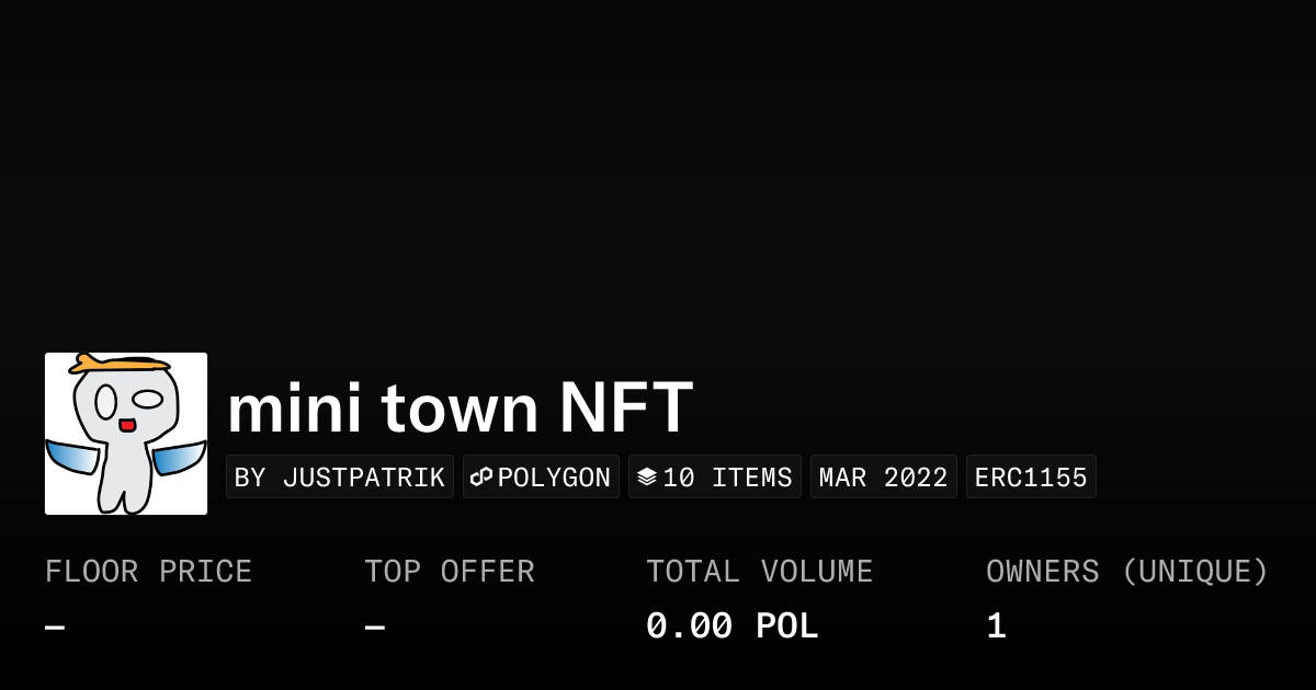 mini town NFT - Collection | OpenSea