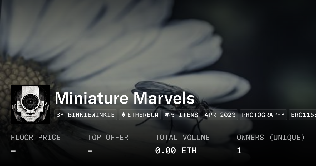 Miniature Marvels - Collection | OpenSea