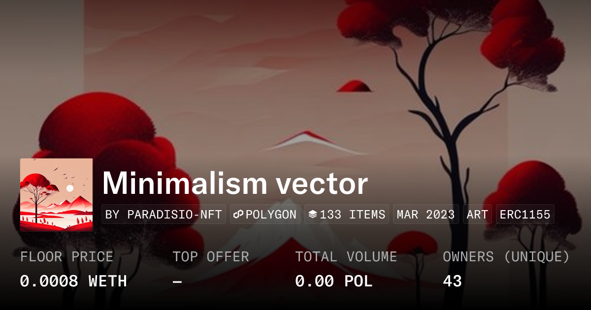 Minimalism vector - Collection | OpenSea