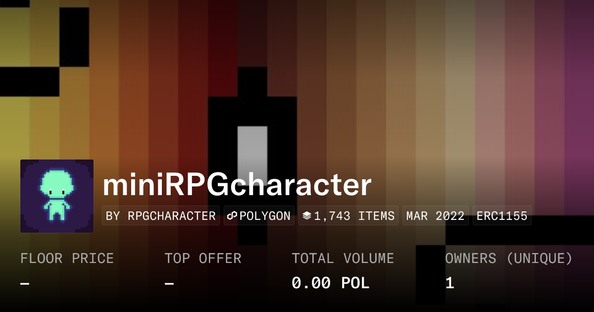 miniRPGcharacter - Collection | OpenSea