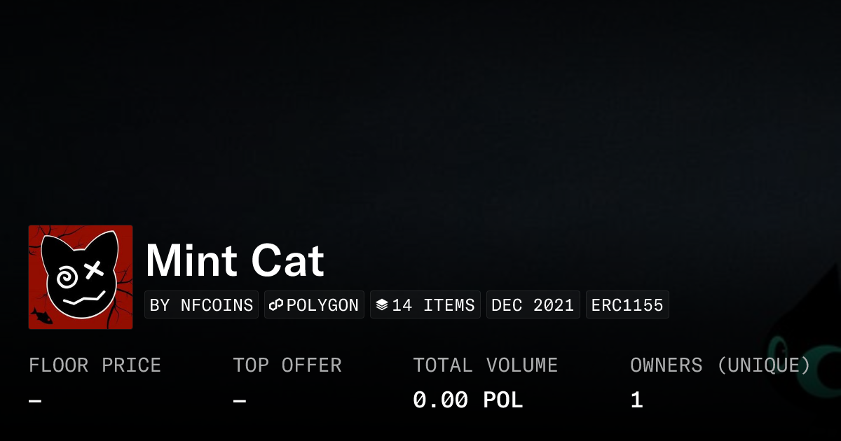 Mint Cat - Collection | OpenSea