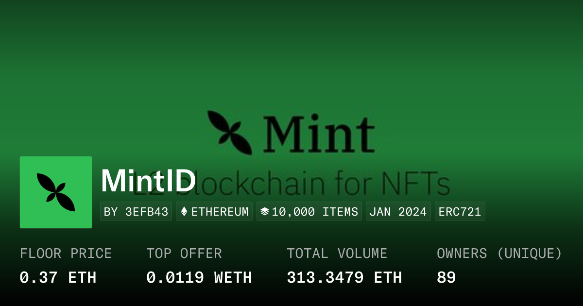 MintID - Collection | OpenSea