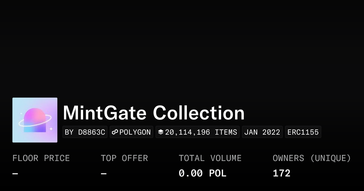 MintGate Collection - Collection | OpenSea