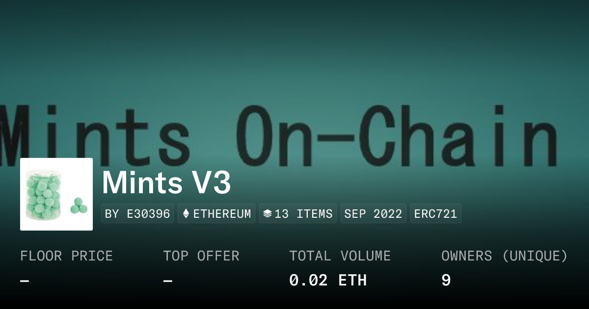 Mints V3 - Collection | OpenSea
